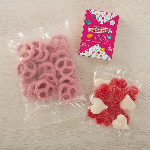 Hugs & Kisses Personalized Treat Bucket with Candy Gift Set