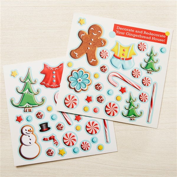 Custom Photo Magnetic Tiles - Gingerbread House