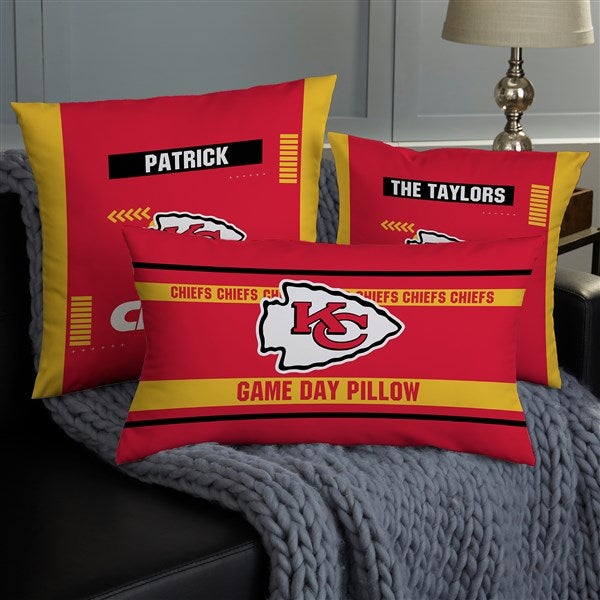 NFL Kansas City Chiefs Classic Personalized Throw Pillow