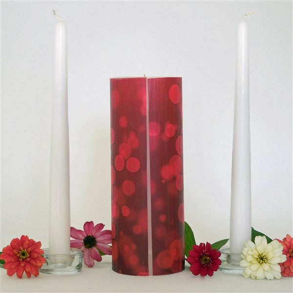 40th Anniversary Personalized Candle Set