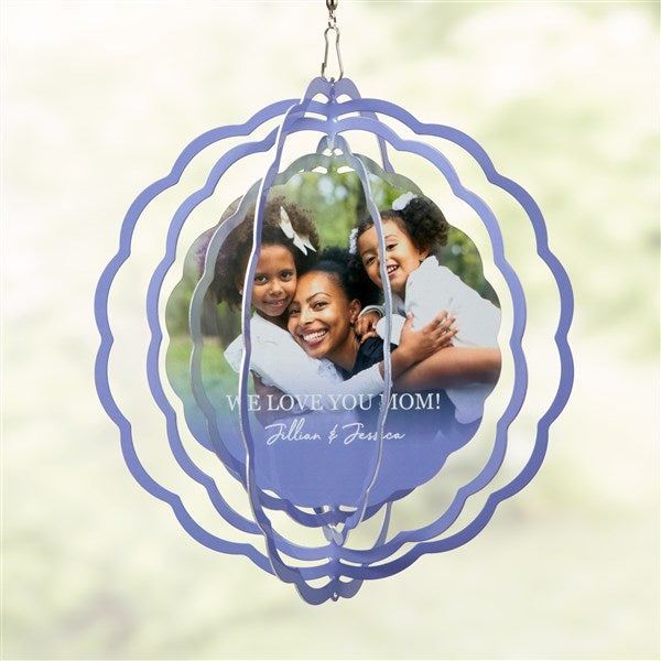 Photo & Message For Her Personalized Wind Spinner