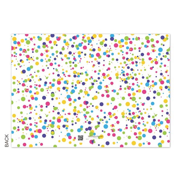 Colorful Graduation Personalized Greeting Card-Horizontal