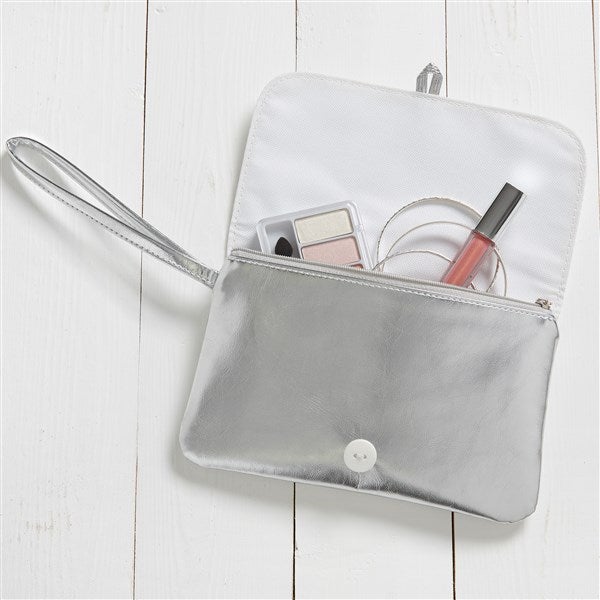 Hand Drawn Patterns Personalized Wristlet