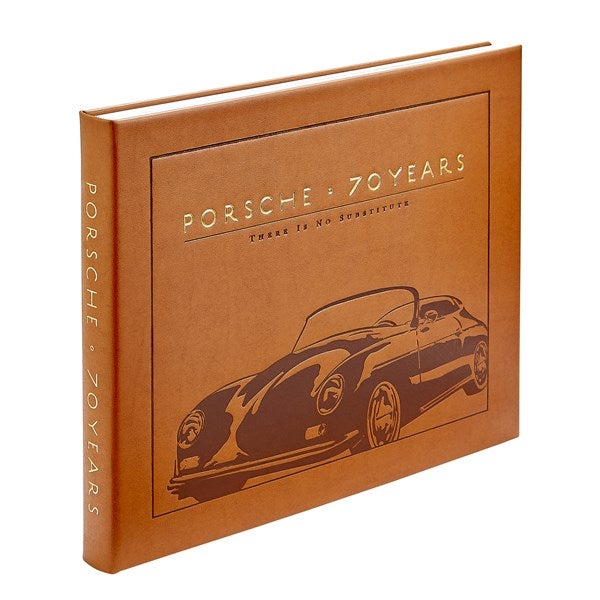 Porsche 70 Years: There is no substitute Personalized Leather Bound Book
