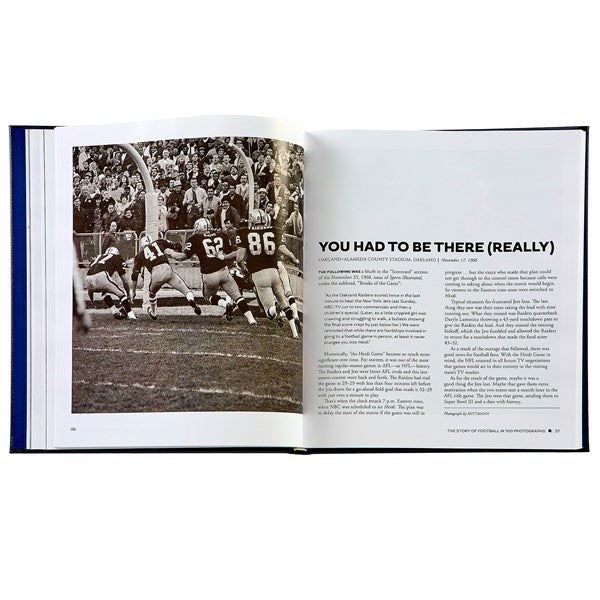 Sports Illustrated: The Story of Football Personalized Leather Book