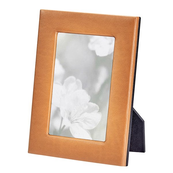 Personalized 4" x 6" Leather Studio Frame