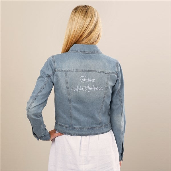 Write Your Own Embroidered Jean Jacket