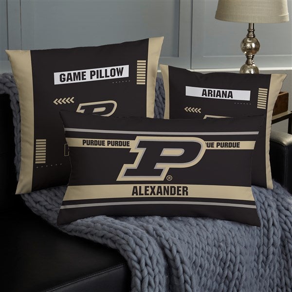 NCAA Purdue Boilermakers Classic Personalized Throw Pillow