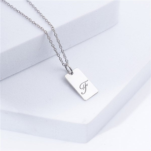 Personalized Dainty Initial Pendant