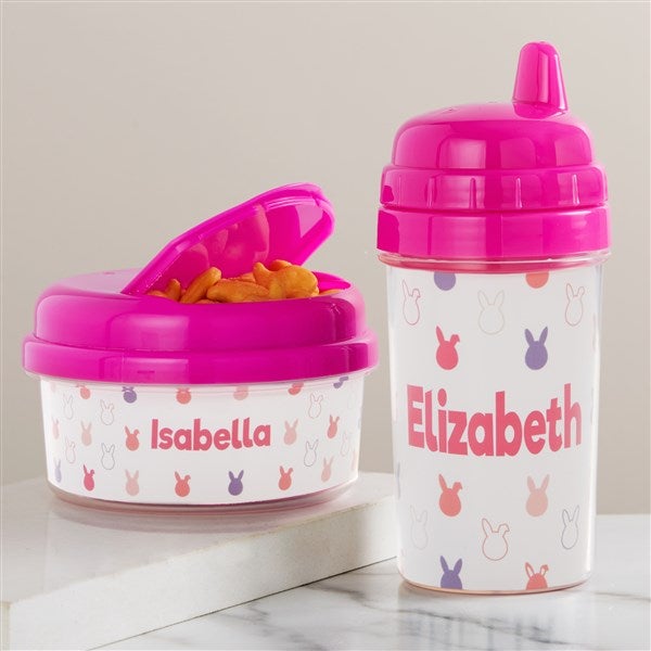 Easter Bunny Personalized Toddler Snack Cup
