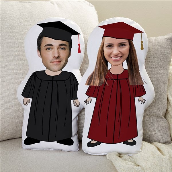 Personalized Graduation Photo Character Pillow