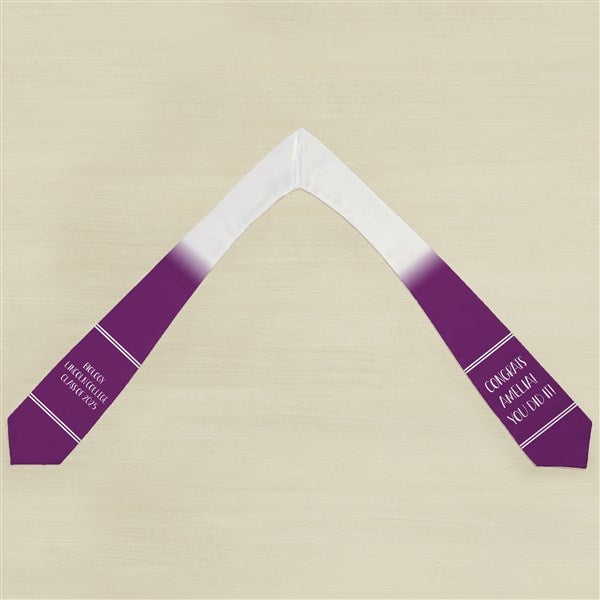 Write Your Own Personalized Graduation Stole