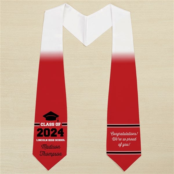 Personalized Graduation Stole - Class Of