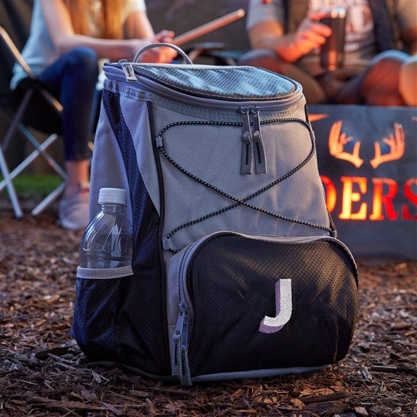 Shadow Monogram Embroidered Outdoor Cooler Backpack