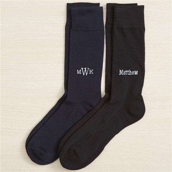Men's Embroidered Sock Set