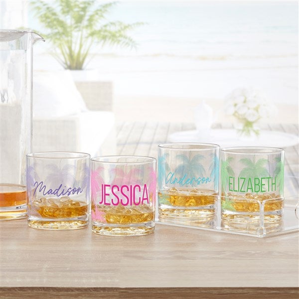 Summer Fun Personalized Unbreakable Tritan Whiskey Glass