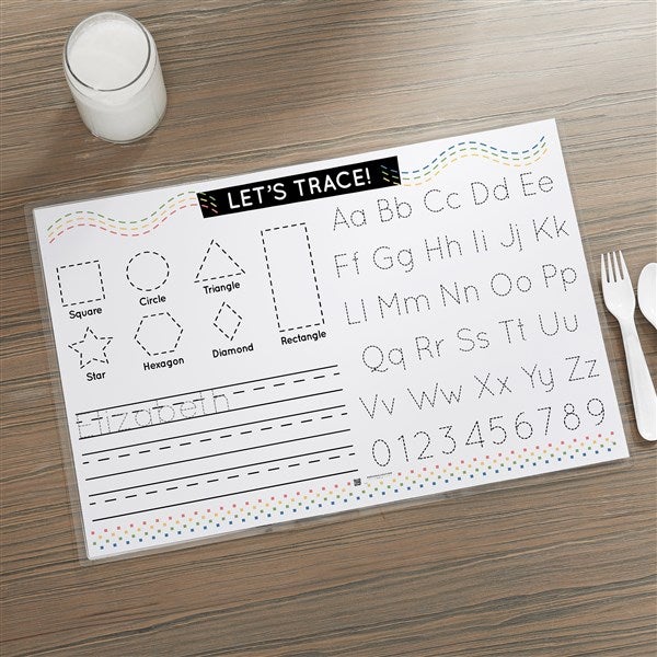My First Learning Activity Center Personalized Placemat