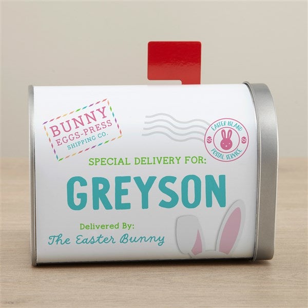 Special Delivery Personalized Easter Metal Treat Mailbox
