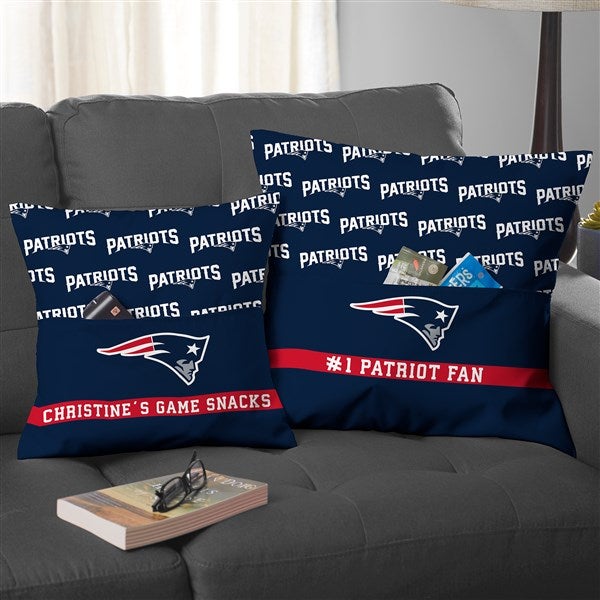 NFL New England Patriots Personalized Pocket Pillow