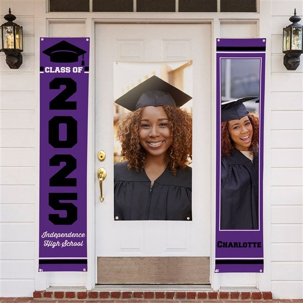 Class Of Personalized Photo Door Banner Set