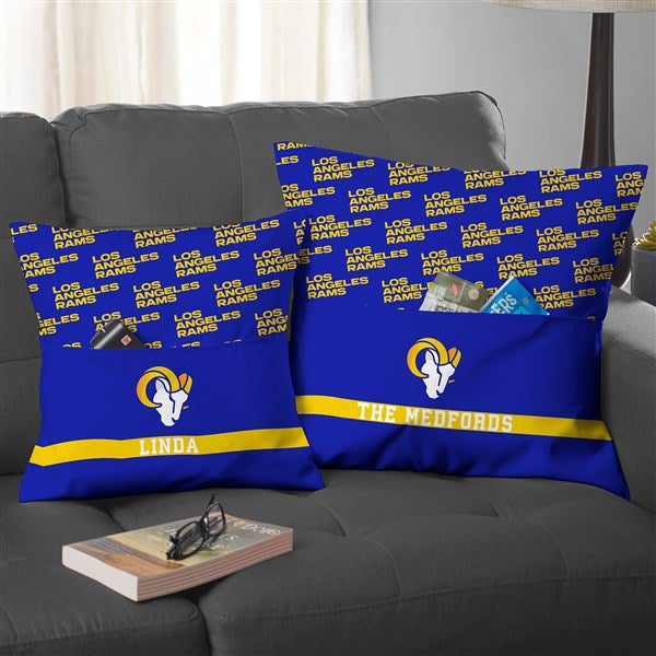 NFL Los Angeles Rams Personalized Pocket Pillow