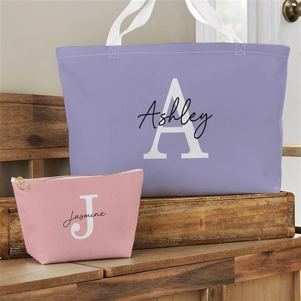Simple Signature Personalized Tote Bag