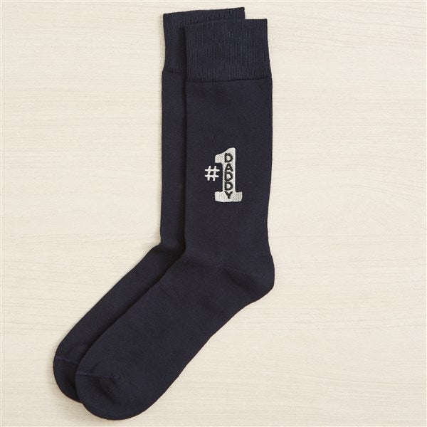 Best Dad Embroidered Sock