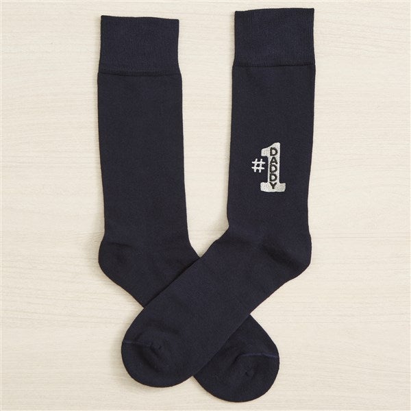 Best Dad Embroidered Sock