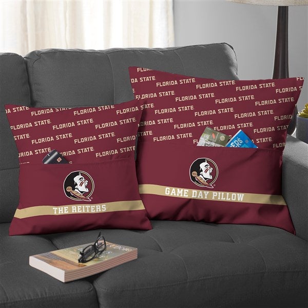 NCAA FSU Seminoles Personalized Pocket Pillow
