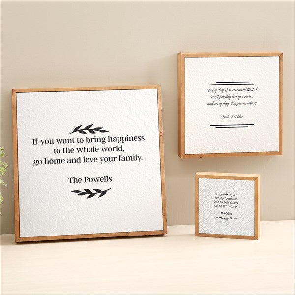 Write Your Own Personalized Pulp Paper Wall Decor