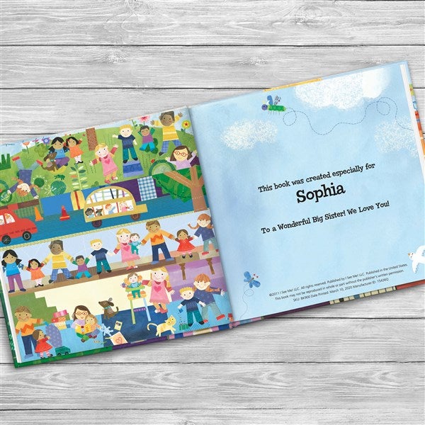 Super Incredible Big Sister Personalized Kids Story Book