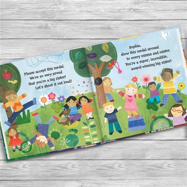 Super Incredible Big Sister Personalized Kids Story Book