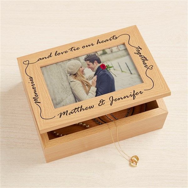 Personalized Wooden Photo Keepsake Box