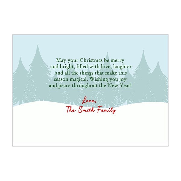 Christmas Character Personalized Photo Holiday Card