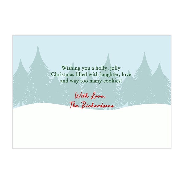 Christmas Character Personalized Photo Holiday Card - 6 Photo