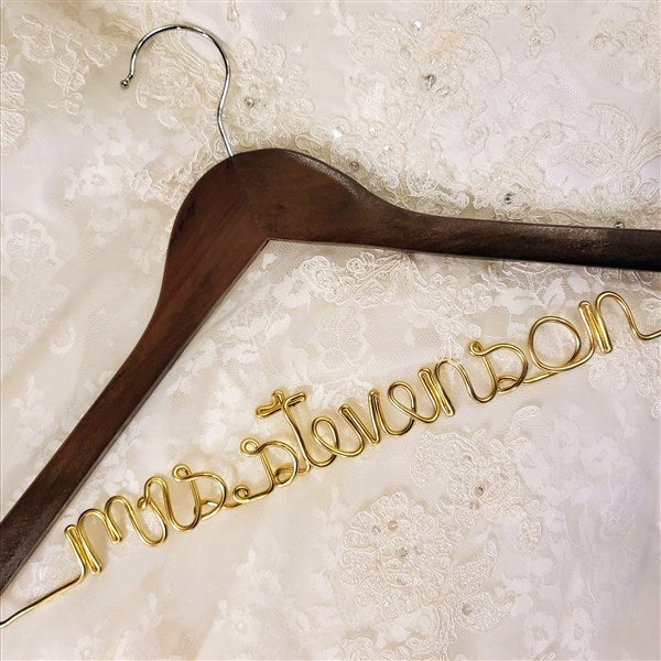 Custom Name Wedding Hanger - Bride