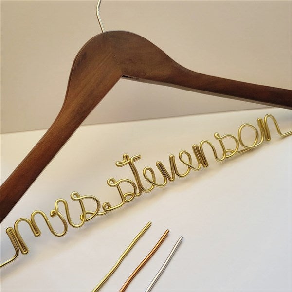 Custom Name Wedding Hanger