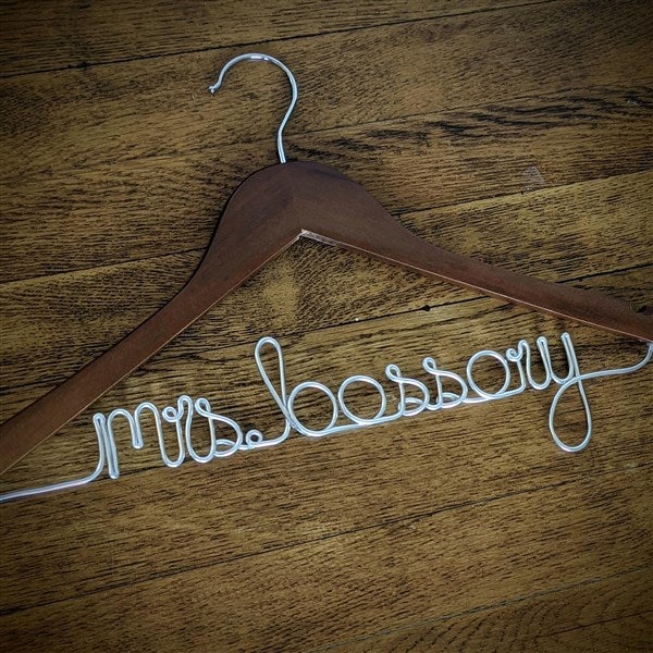 Custom Name Wedding Hanger