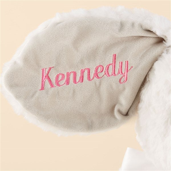 Simply Sweet Personalized Large White Plush Bunny