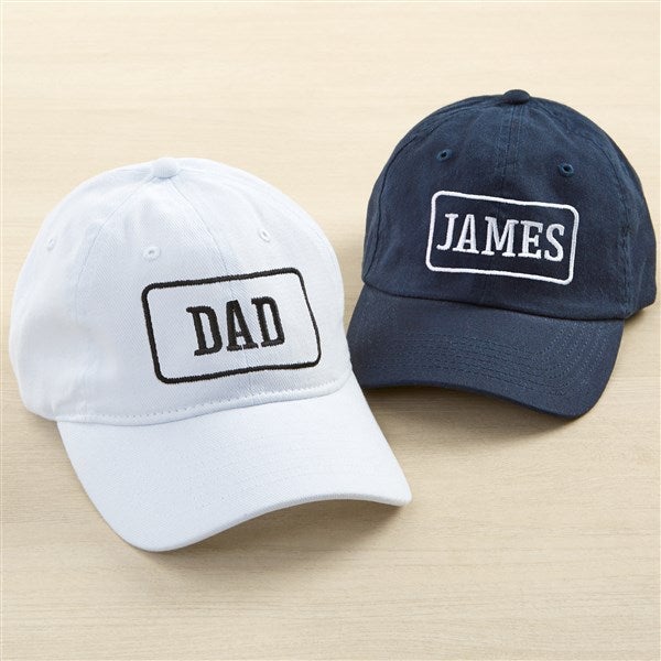 Classic Kids Embroidered Name Patch Baseball Cap