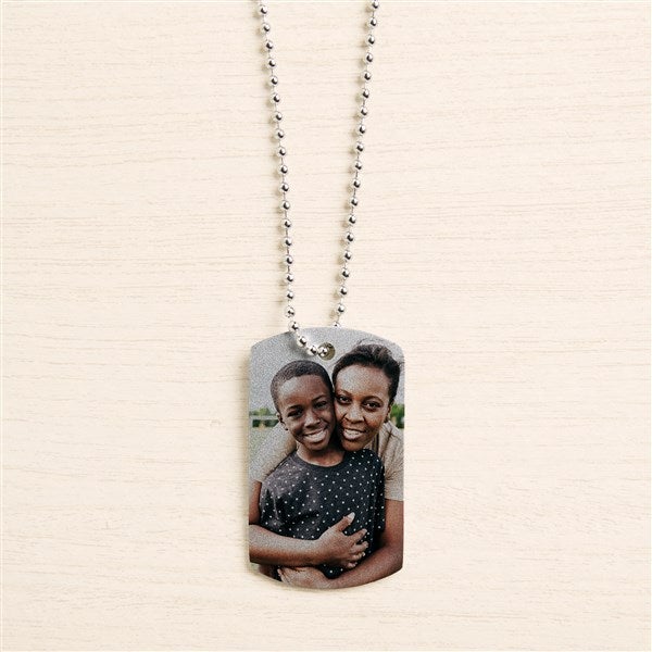 To My Son Personalized Photo 2 Sided Dog Tag