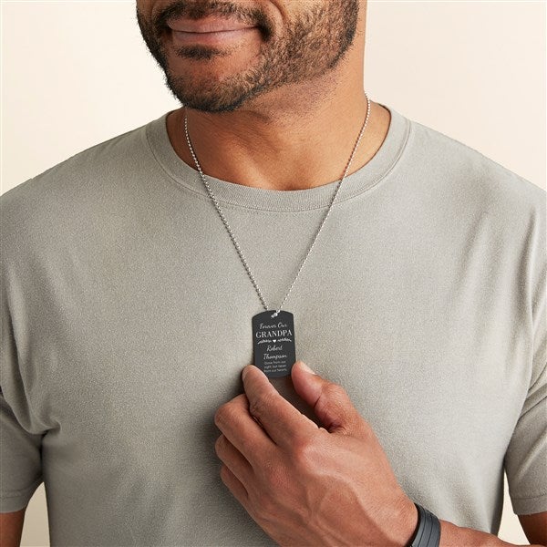 Forever My... Personalized Photo 2 Sided Dog Tag