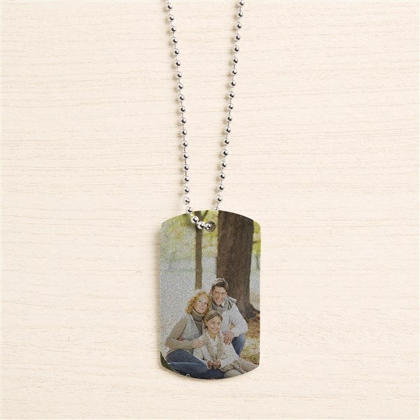 Write Your Own Personalized Photo 2 Sided Dog Tag