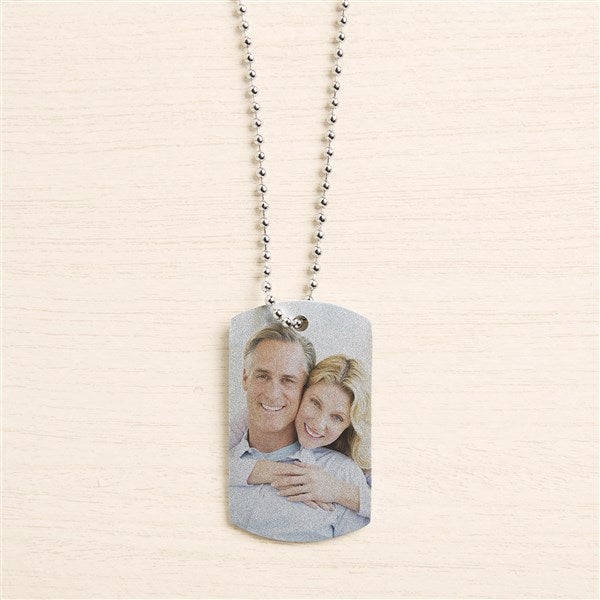 My Forever Personalized Photo Dog Tag Necklace
