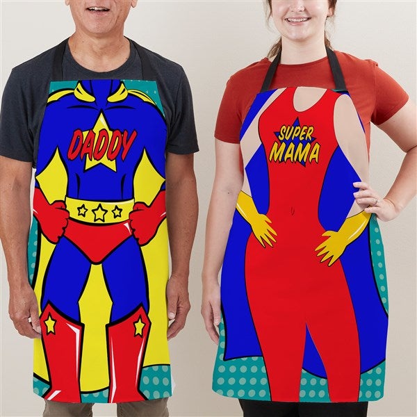 Super Dad Personalized Superhero Apron