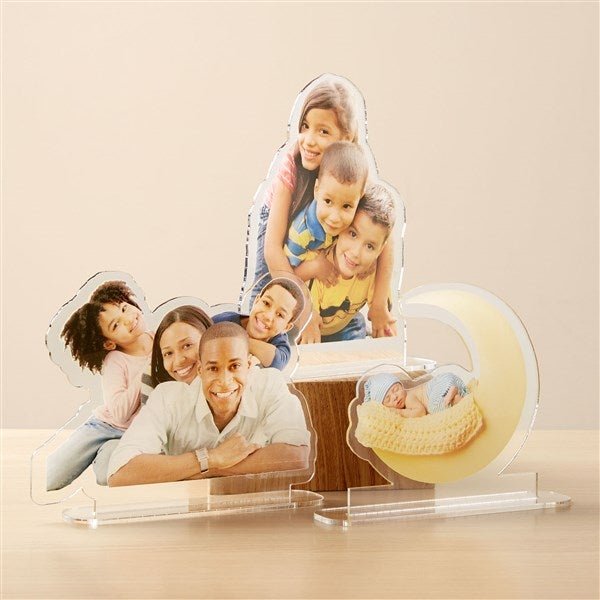 Family Photo Acrylic Cutout Statuette