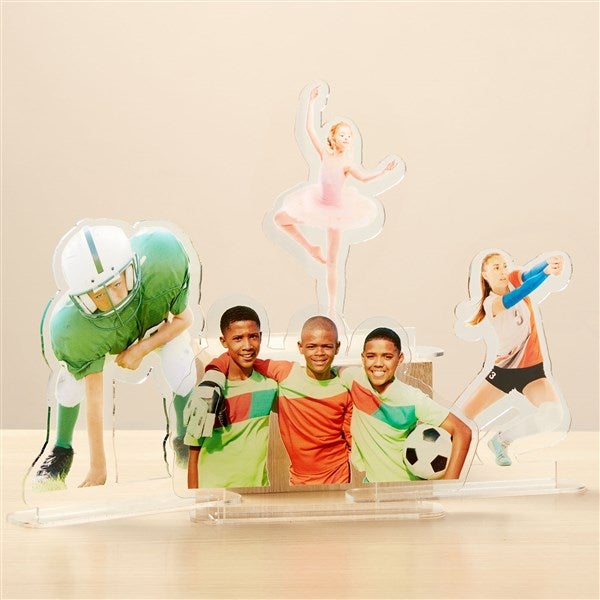 Sports Photo Acrylic Cutout Statuette-Vertical