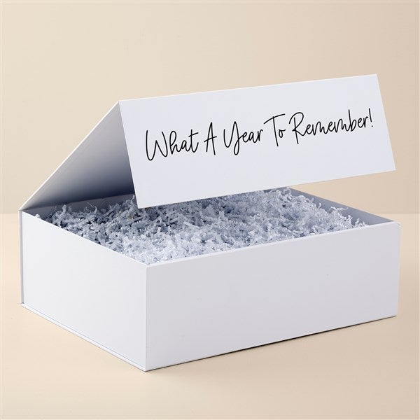 Year in Review Personalized Keepsake Memory Box