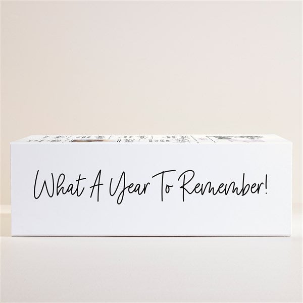 Year in Review Personalized Keepsake Memory Box