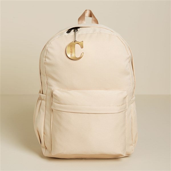 Initial and Name Personalized Acrylic Backpack Tag